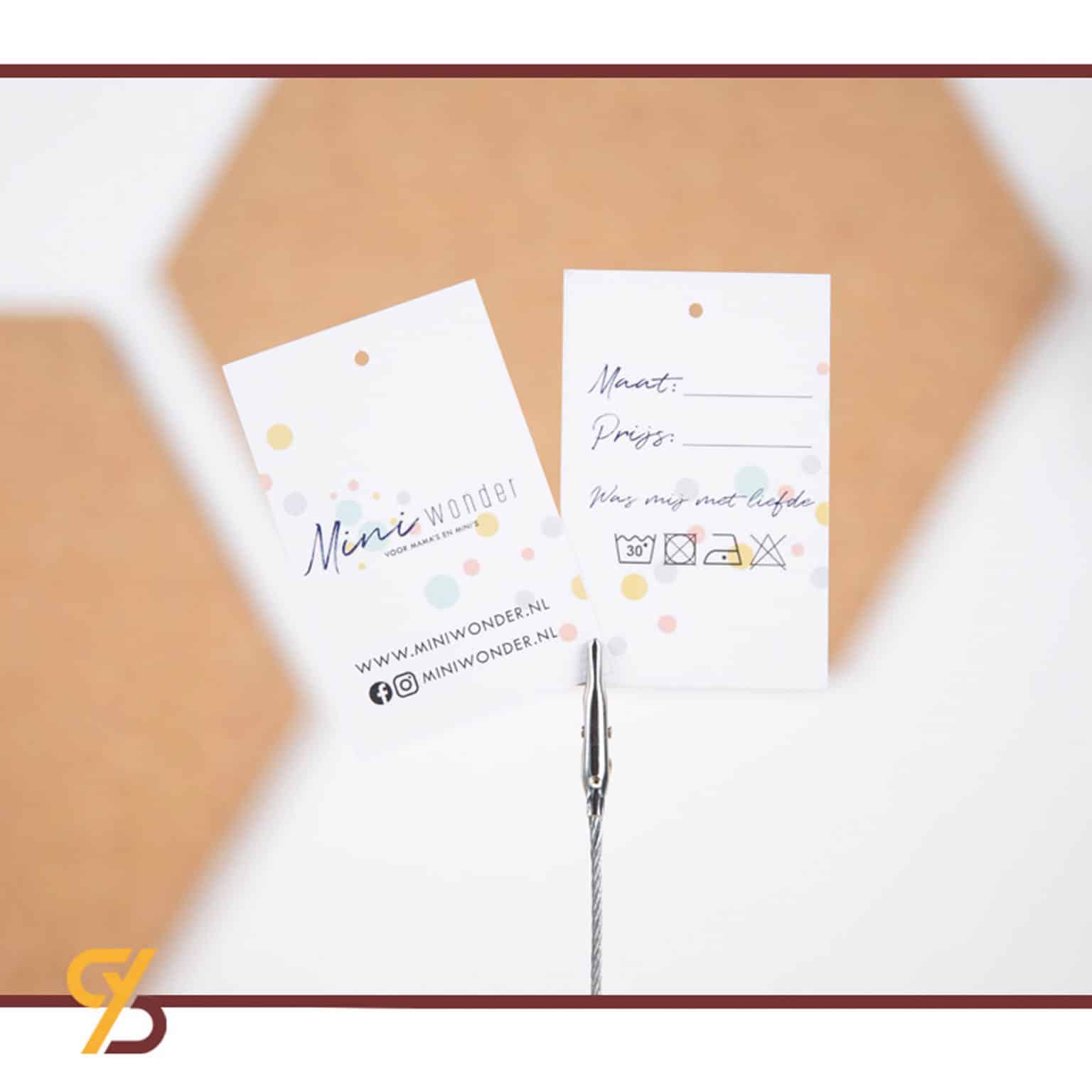 Uniek ontwerp kartonnen labels voor jouw bedrijf | groot - Sign Your Design