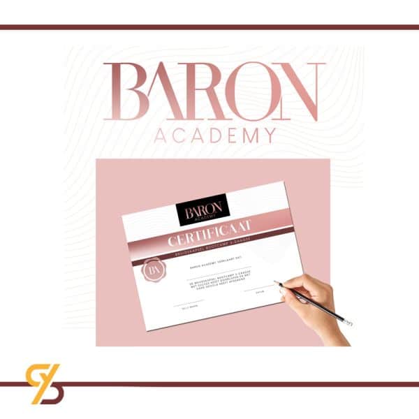 Branding en logo Baron Academy - Sign Your Design